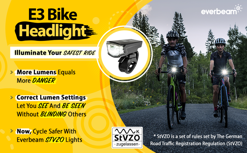 Everbeam E3 Bike Head Light